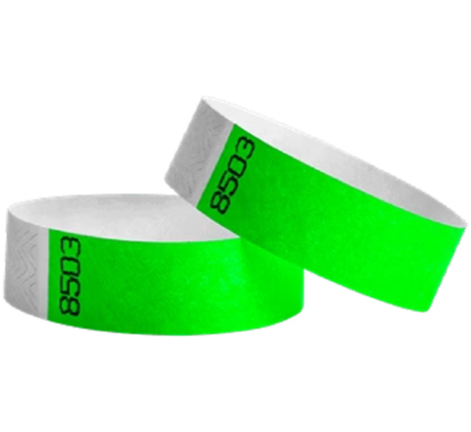Duplicate Numbered Wristbands